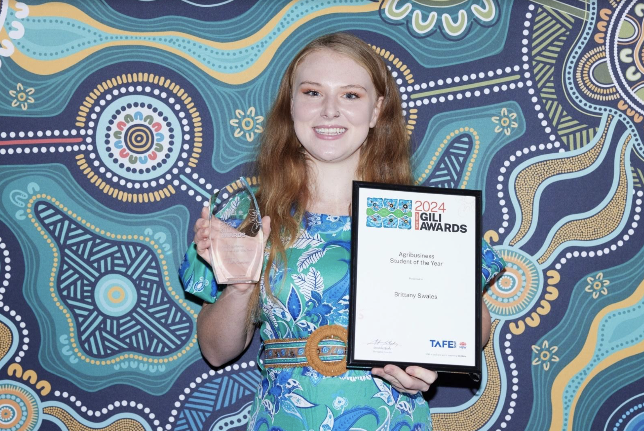 Wiradjuri TAFE NSW student Brittany Swales honoured... | National ...