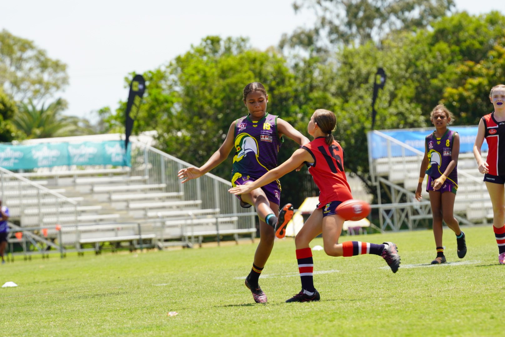 Torres Strait girls football team takes on state co... | National ...