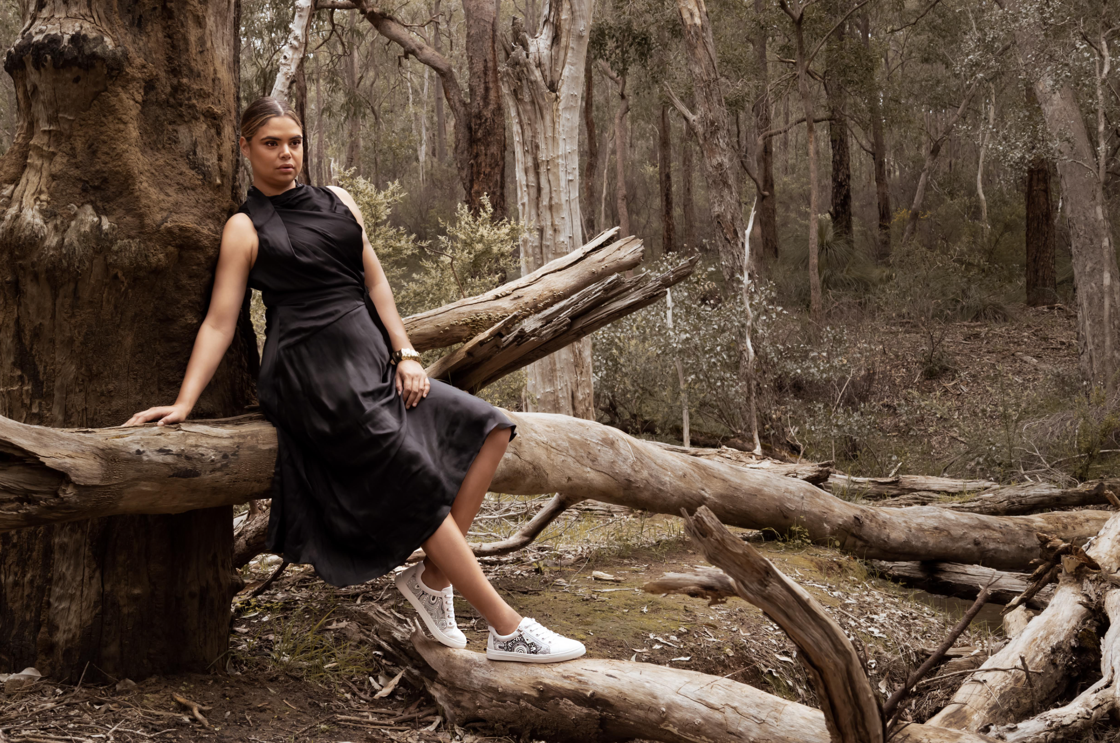 Artist Peter Farmer and model Samantha Harris colla... | National ...