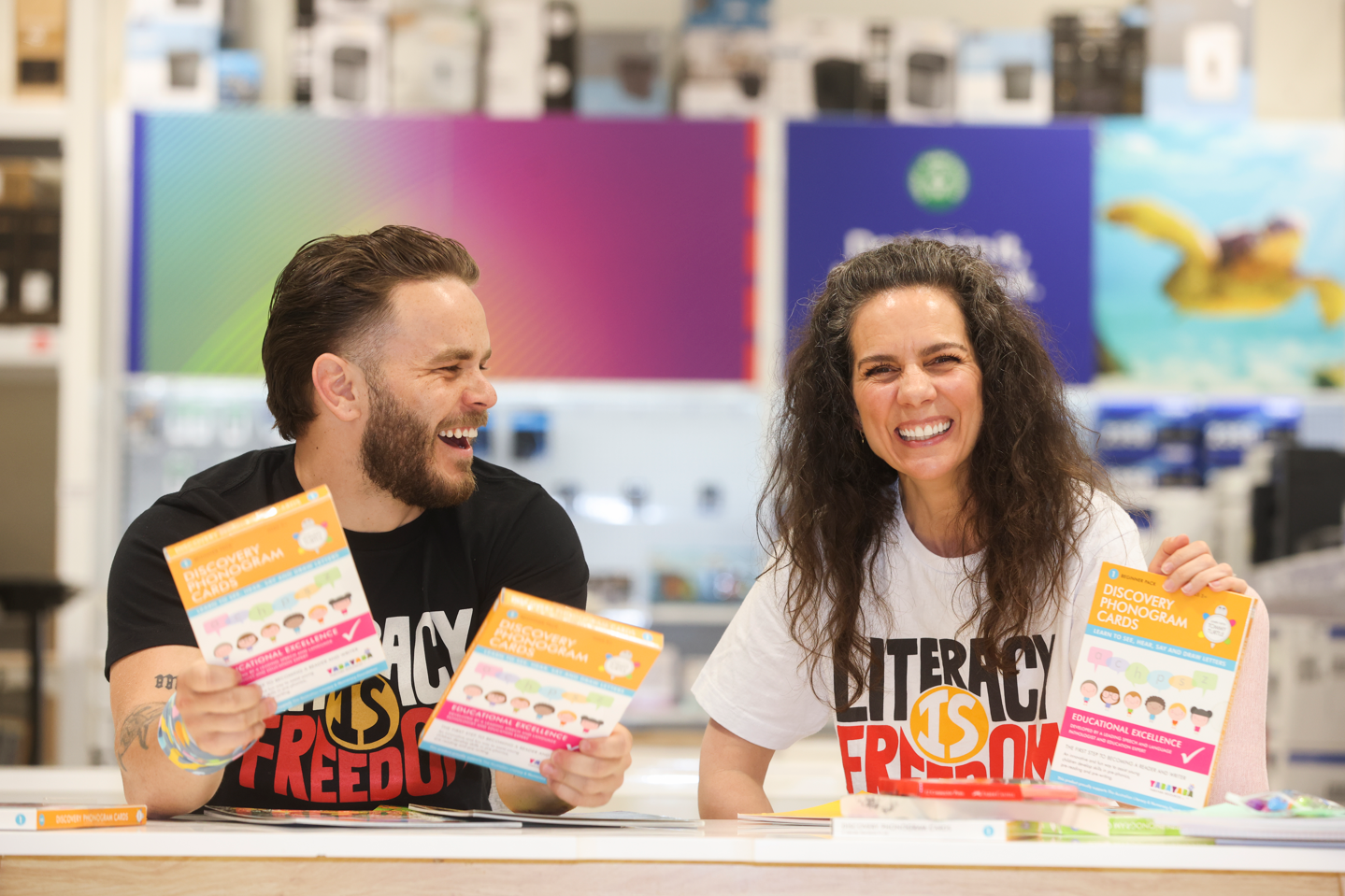 Michala Banas and Tasman Keith join Officeworks to ... | National ...