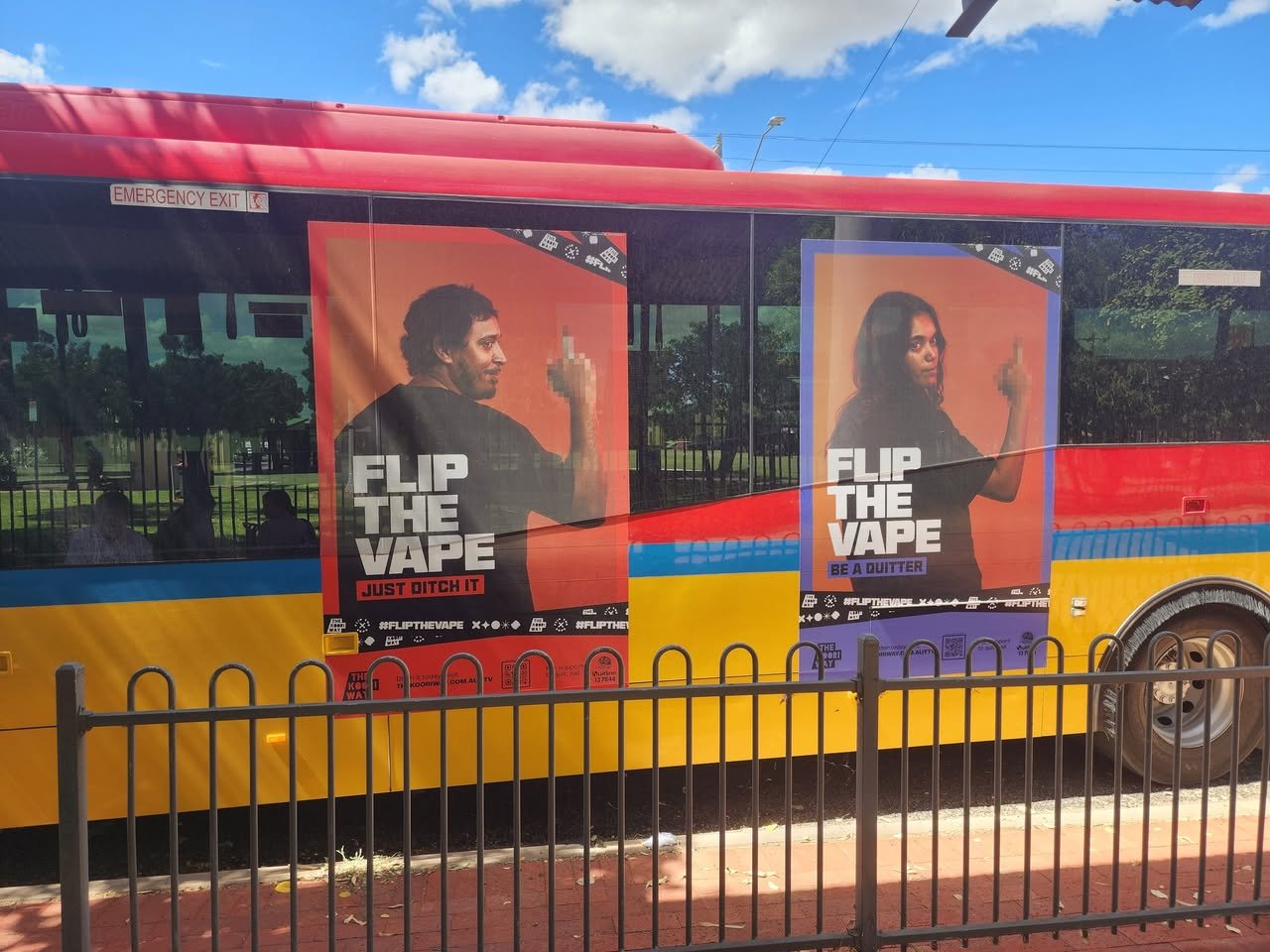 Young mob encouraged to FLIP THE VAPE and breathe e... | National ...