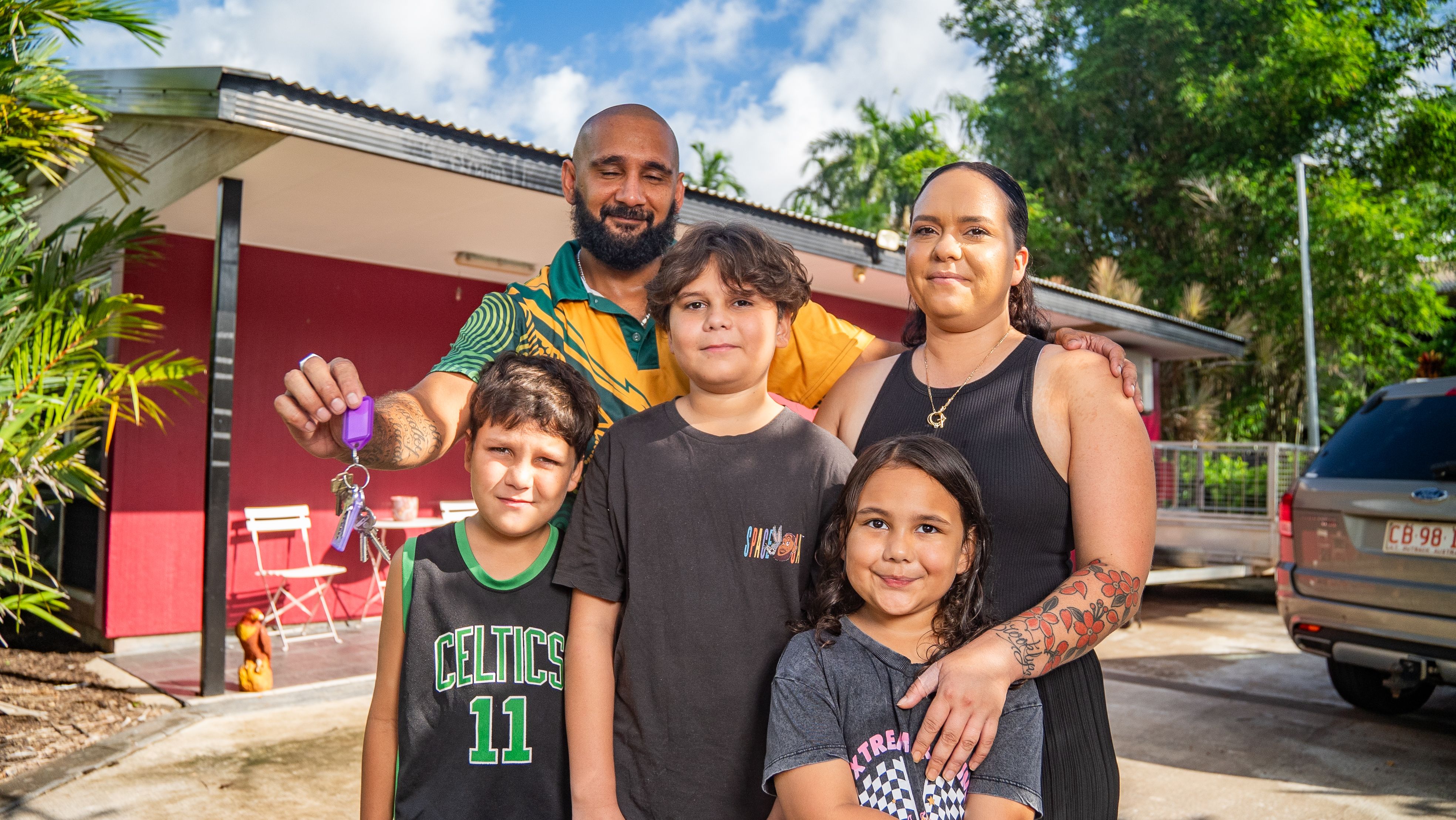 First family makes move into new affordable accomod... | National ...