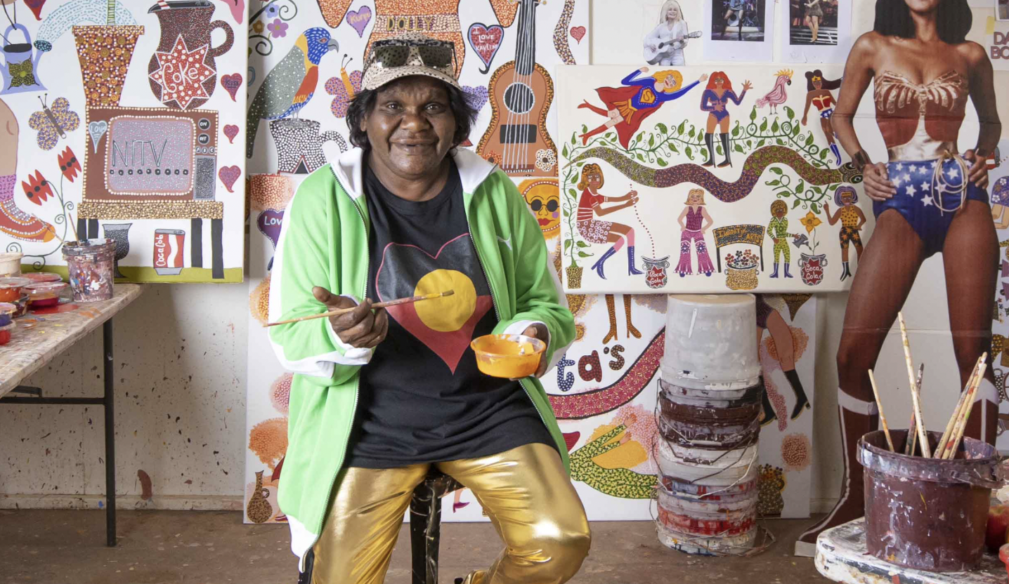 First Nations artist Kaylene Whiskey collaborates w... | National ...