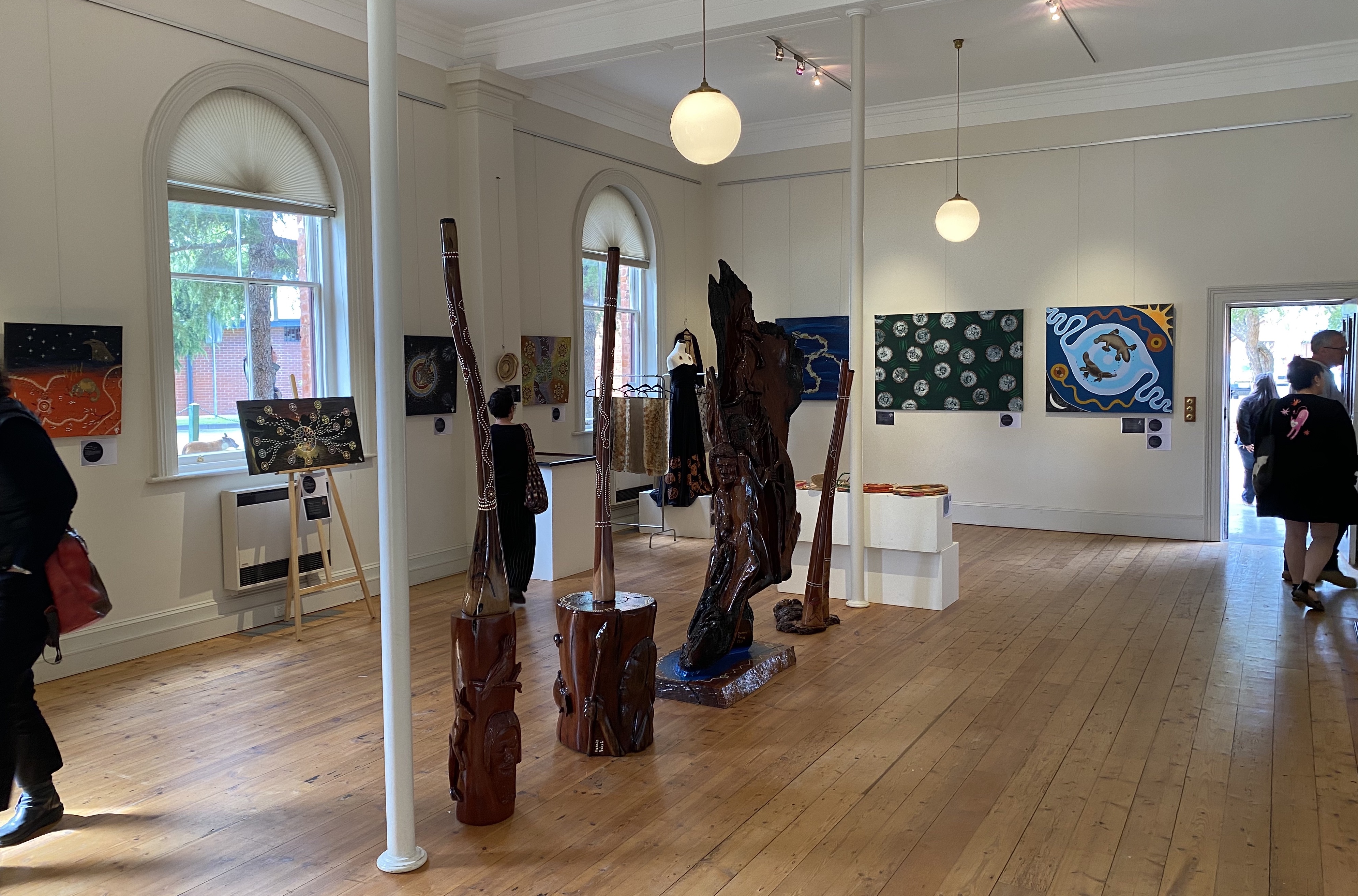 Large-scale display of Dja Dja Wurrung art opens in... | National ...