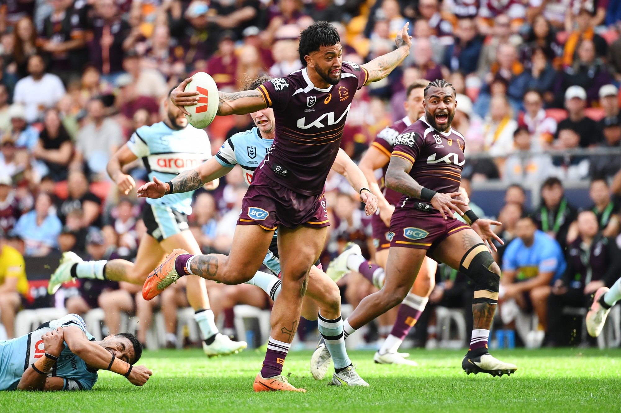 'We call him Xavier Haas': Broncos beast shows fang... | National ...