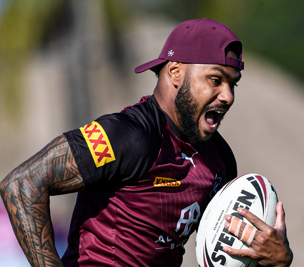 Tabui-Fidow and Cobbo combine for Maroons' 10-6 hal... | National ...