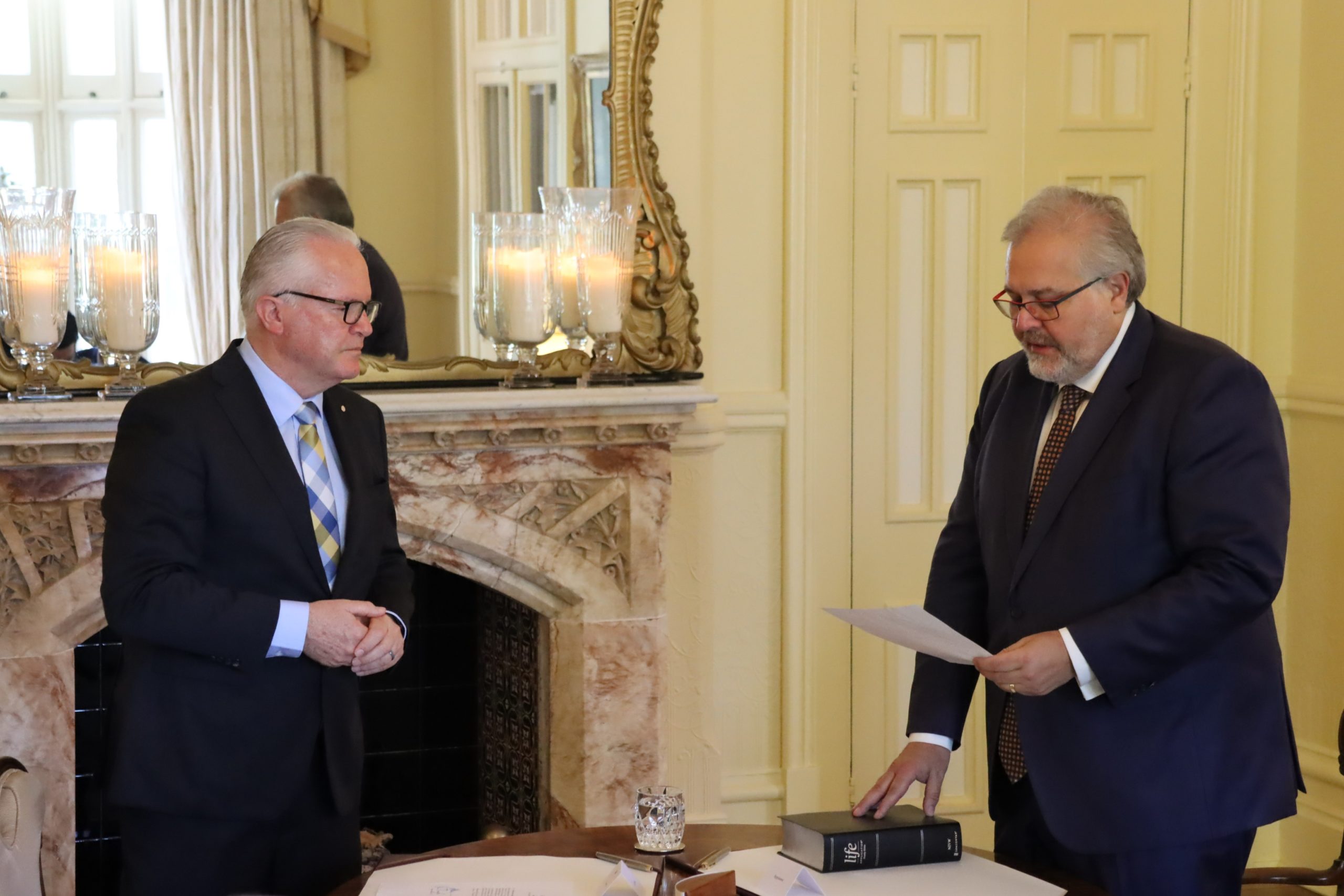 Historic moment as Michael Lundberg sworn in as WA ... | National ...