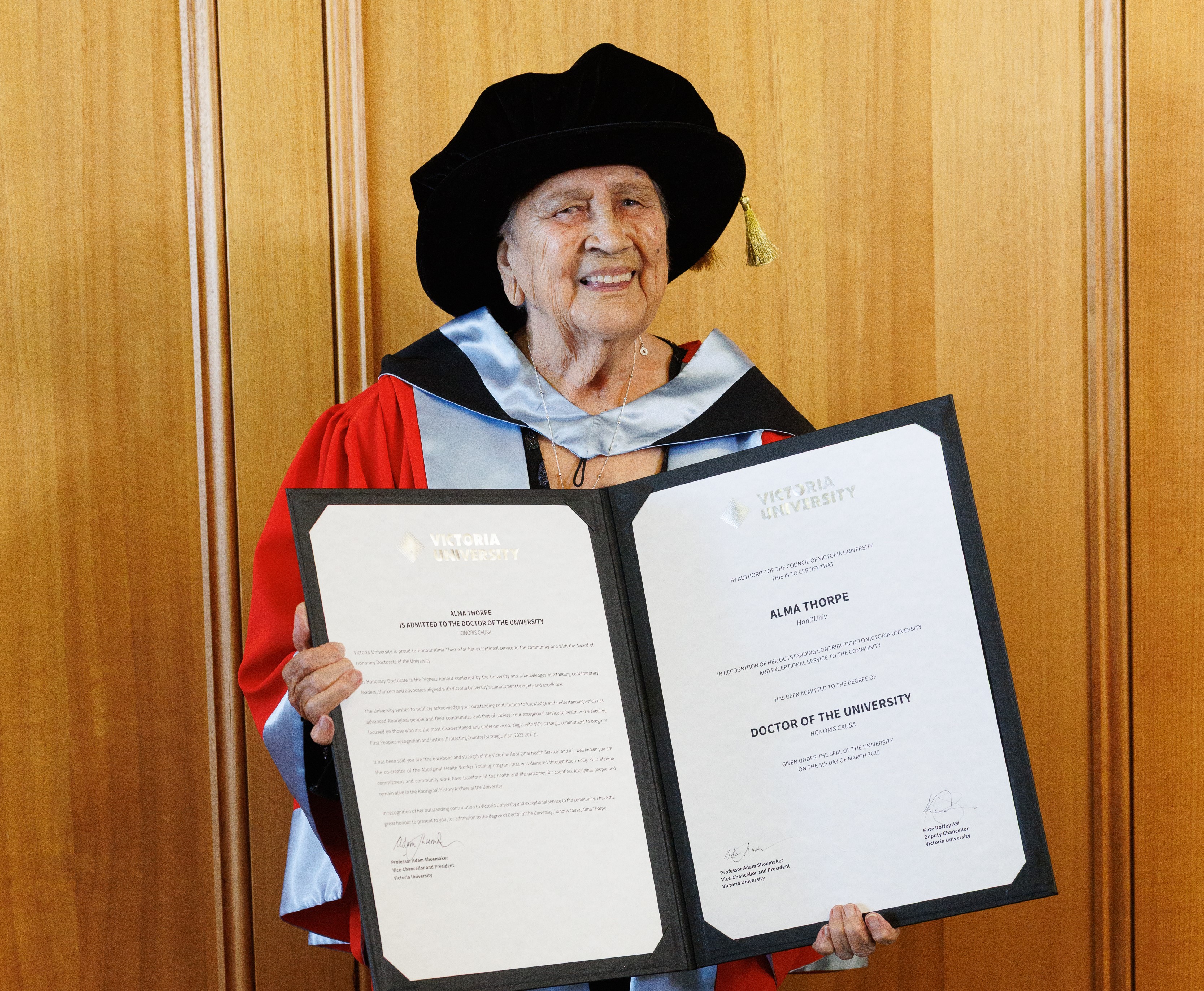 Aboriginal health legend Alma Thorpe awarded Honora... | National ...