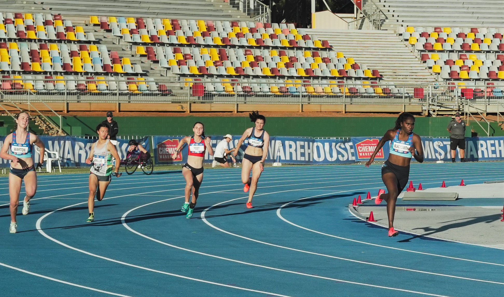 Young athlete Telaya Blacksmith in a league of her ... | National ...