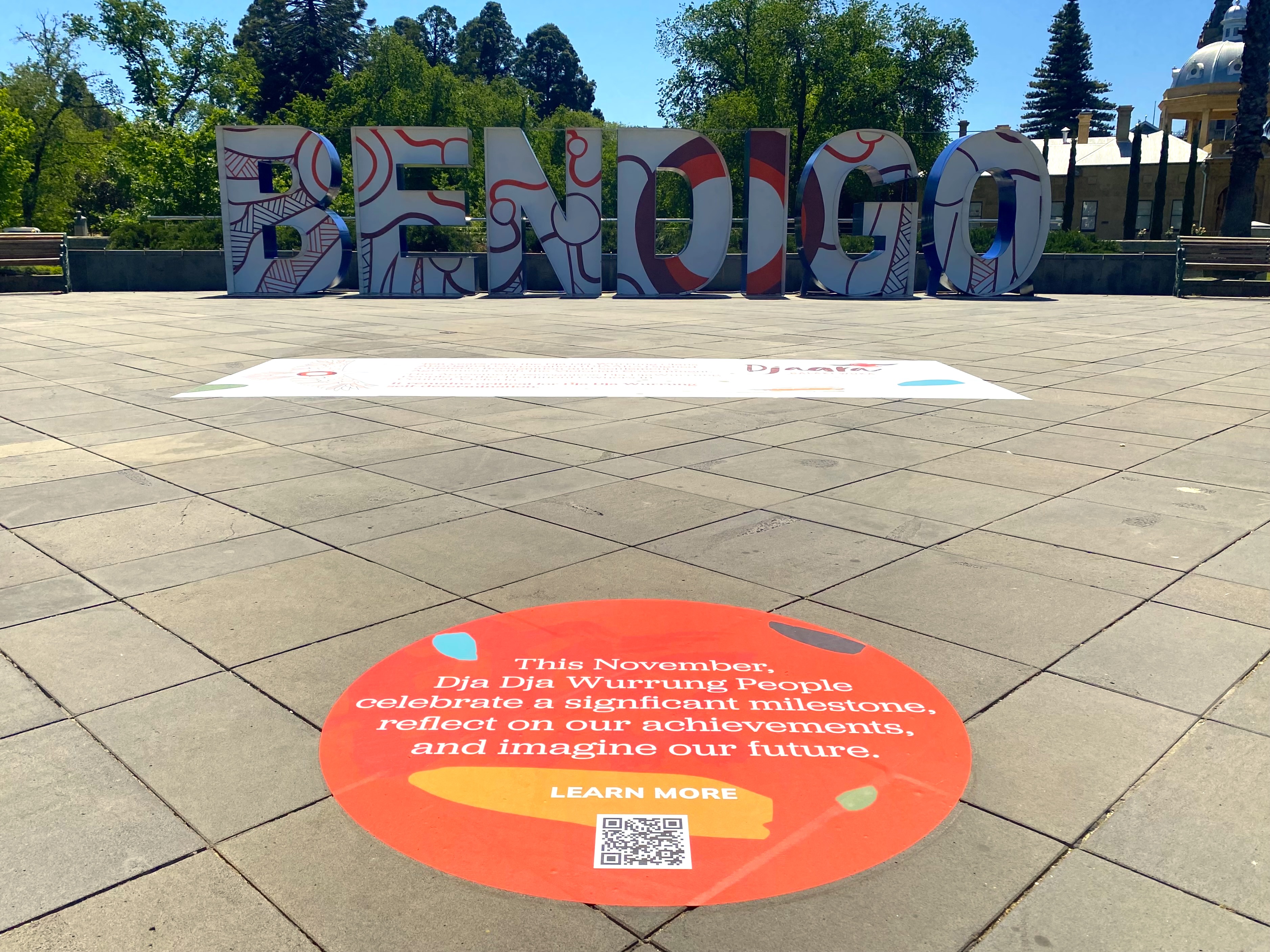 ‘DJAARA-fied’ welcome sign brings Dja Dja Wurru... | National ...