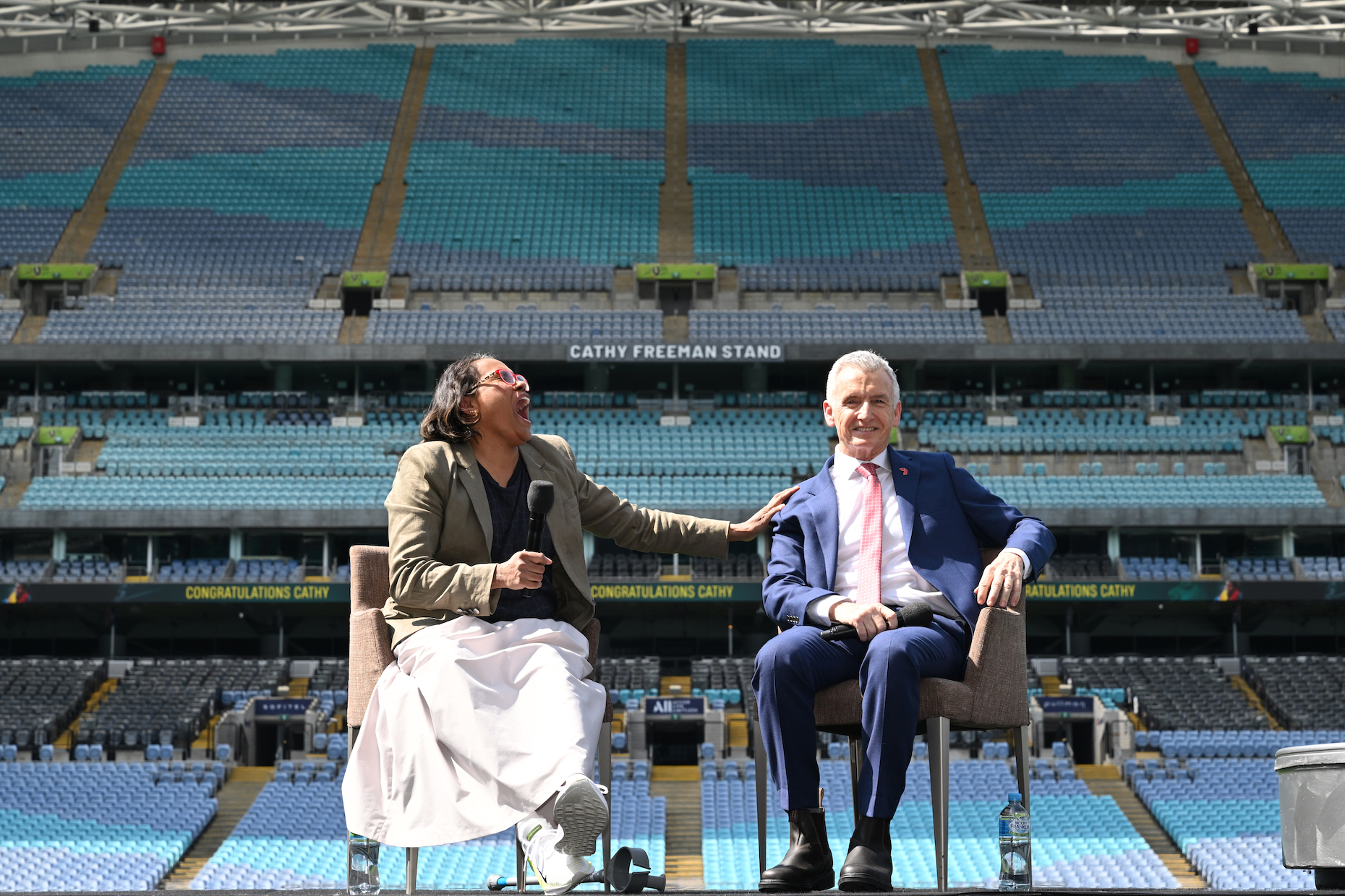 Cathy Freeman takes one last Olympic stand in Indig... | National ...