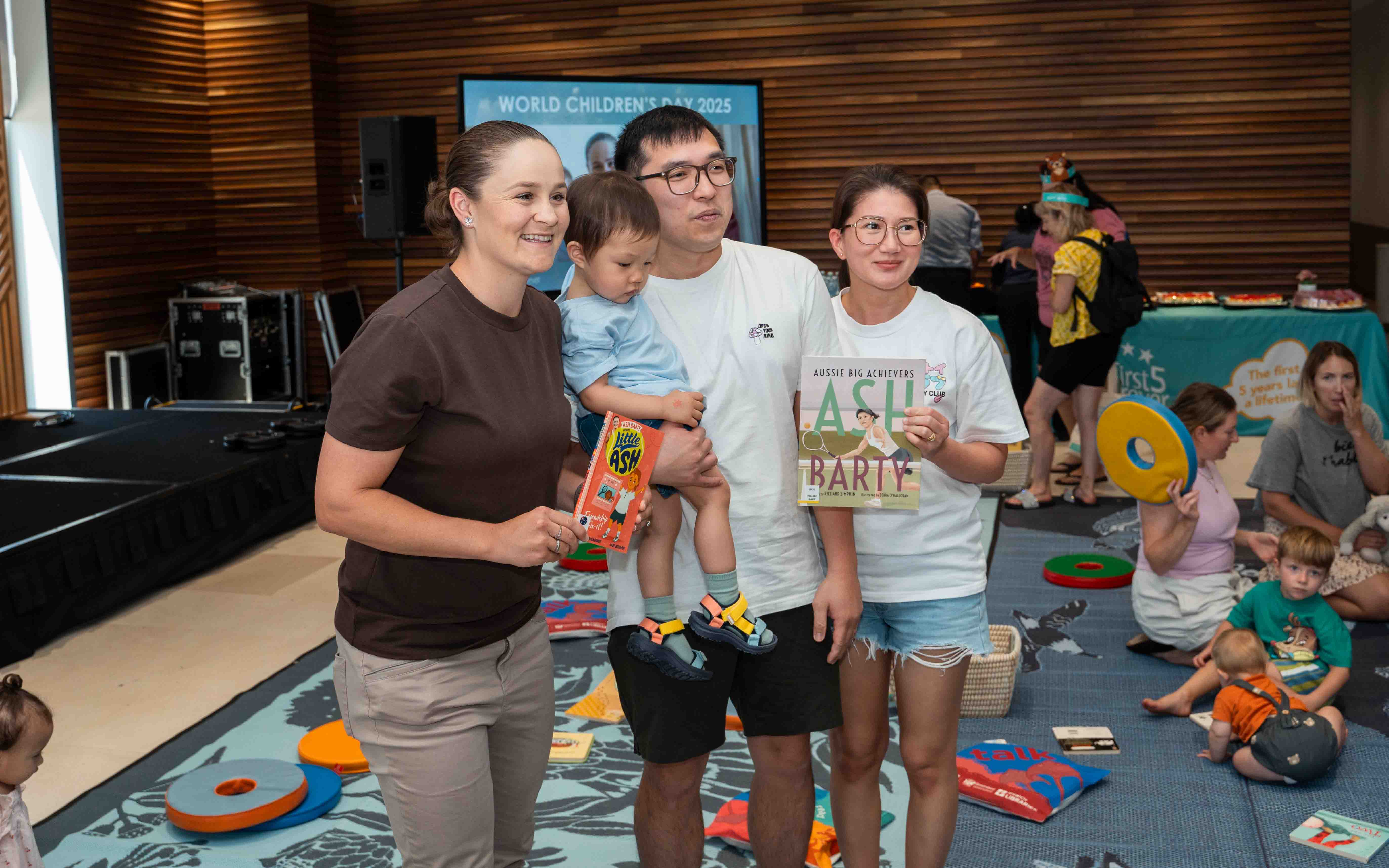 Ash Barty marks World Children’s Day with First 5... | National ...