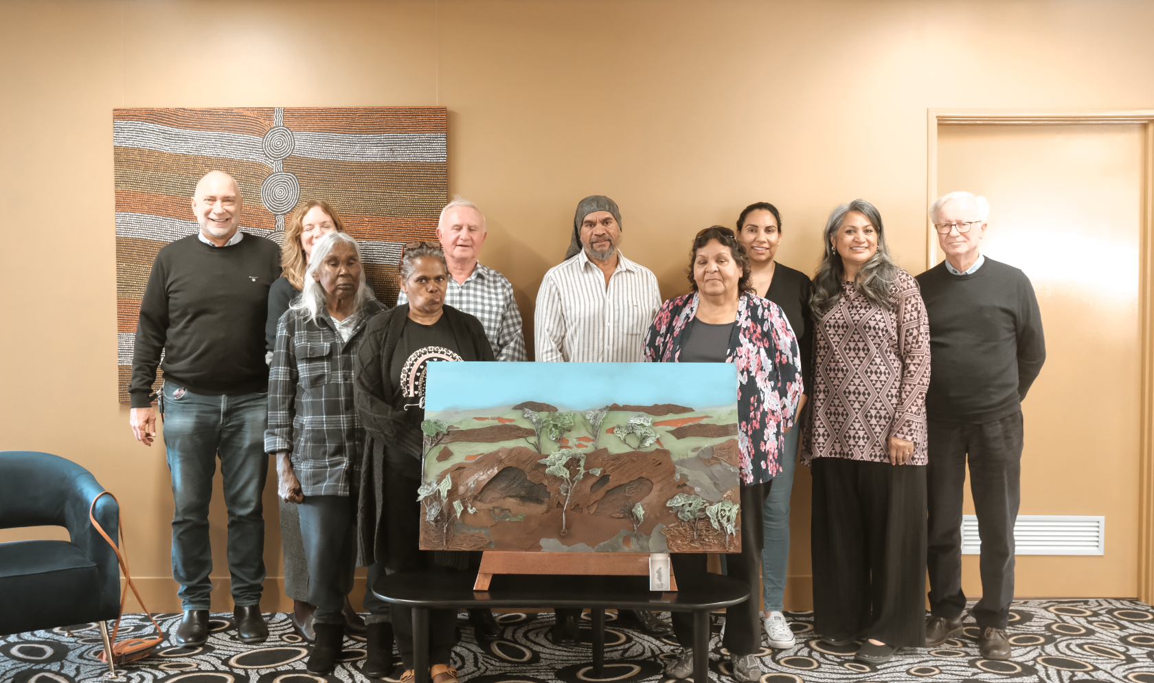 Juukan Gorge Legacy Foundation presented with artwo... | National ...