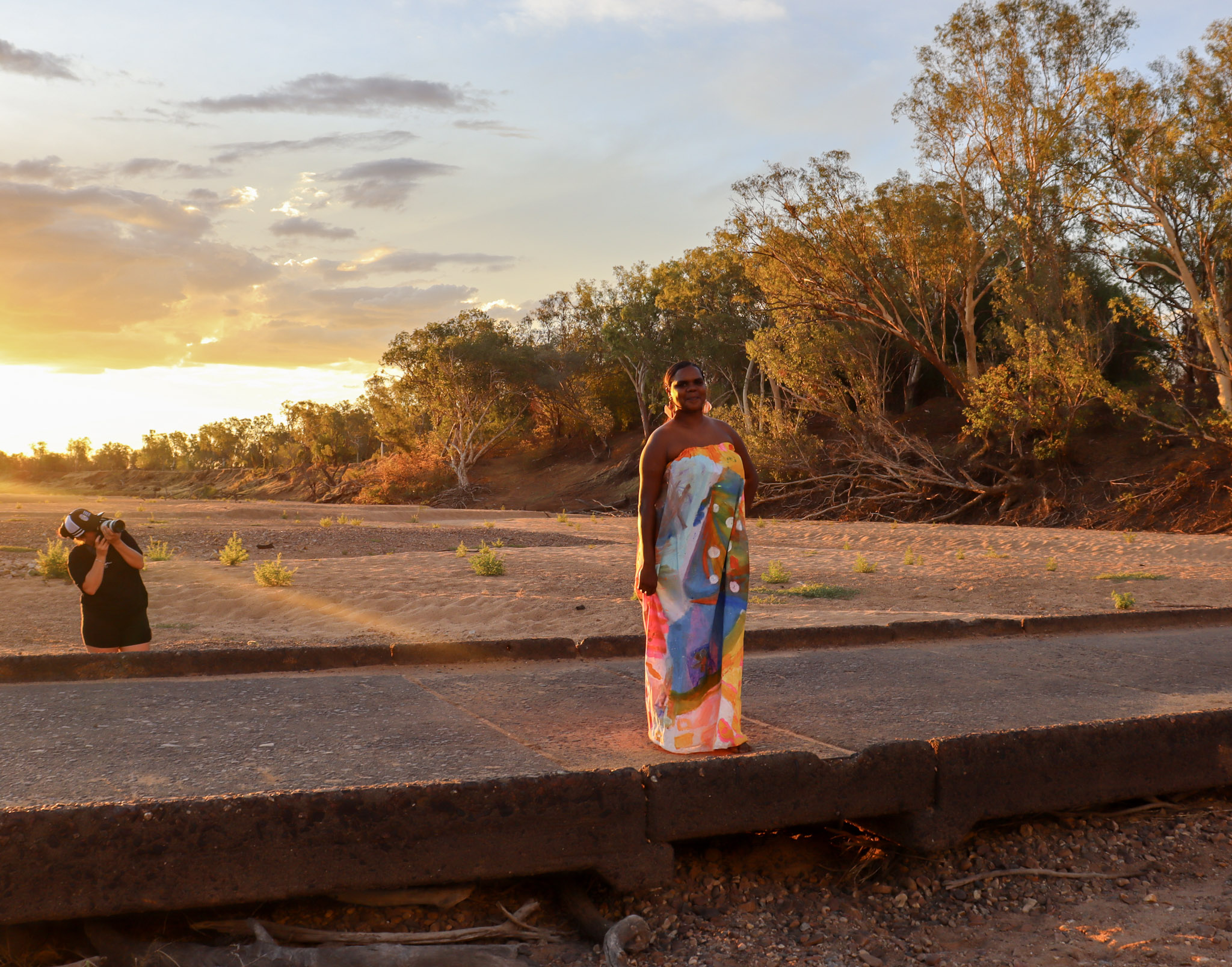 Fitzroy Crossing's old bridge turned into runway ye... | National ...