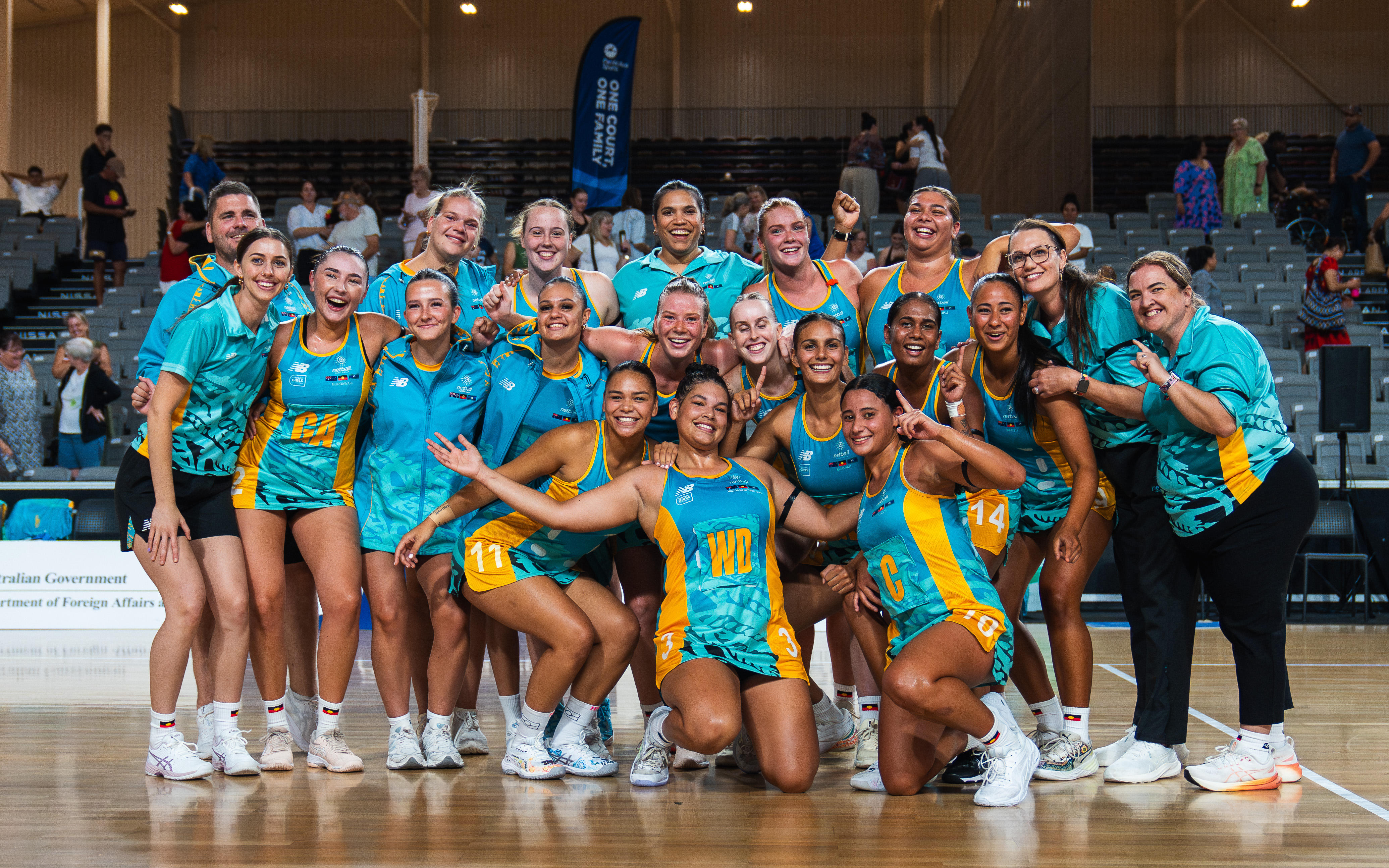 Indigenous national netball side Black Swans down t... | National ...