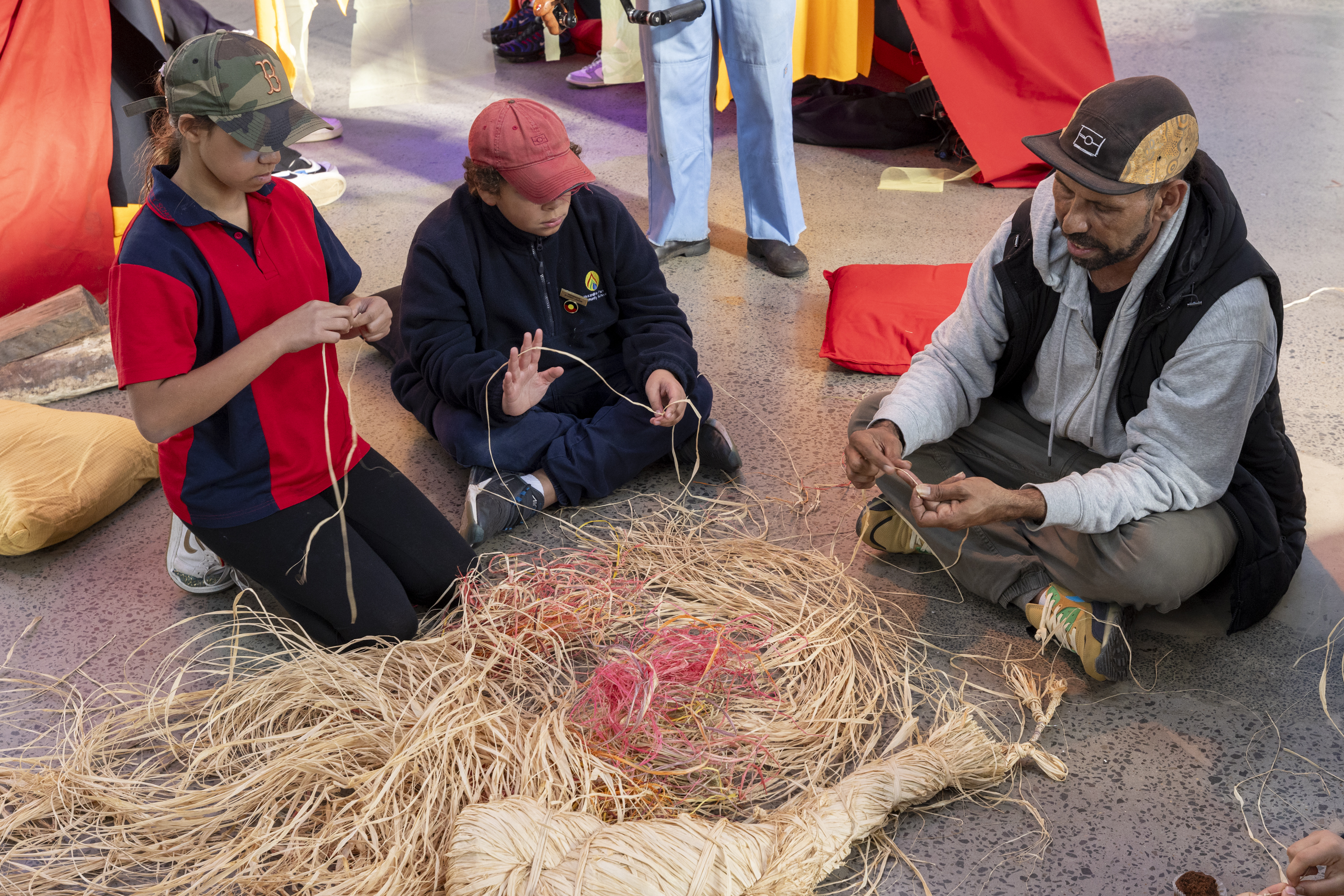 Students help keep the Blak fire burning through ar... | National ...